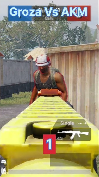 Pubg Mobile Groza VS AKM. - YouTube
