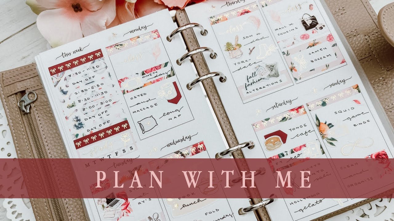 Plan With Me || ft. Jax & Pepper - YouTube