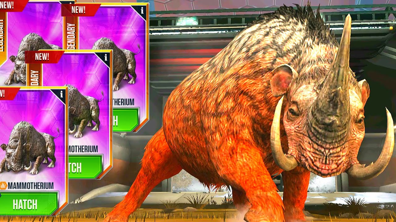 NEW UPGRADE HYBRIDS MAMMOTHERIUM MAX LEVEL 40 | HT GAME - YouTube