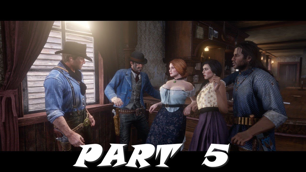 Red Dead Redemption 2 Gameplay Part 5 - SALOON (RDR2) - YouTube