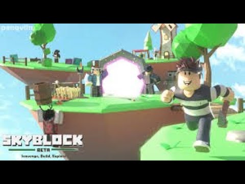 Building The Trellis In Roblox Skyblock ( Skyblock Series Part 1 ...