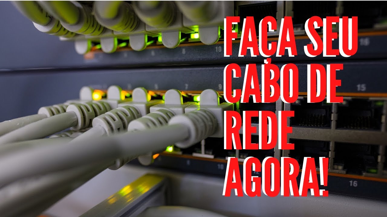 4 Passos SIMPLES para fazer seu cabo de REDE, rápido e sem enrolação ...
