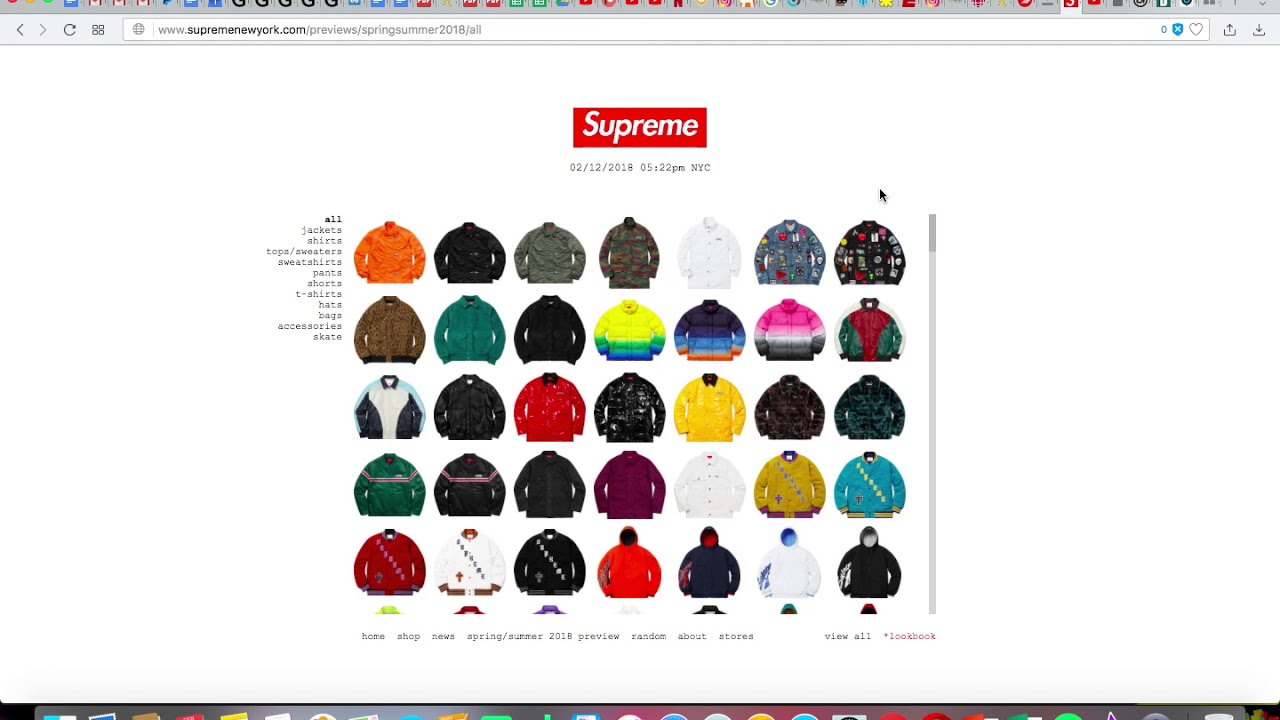 top supreme items for spring summer 18 - YouTube