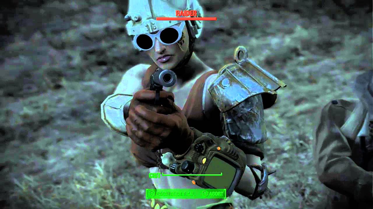 fallout4 long range pistol headshot - YouTube