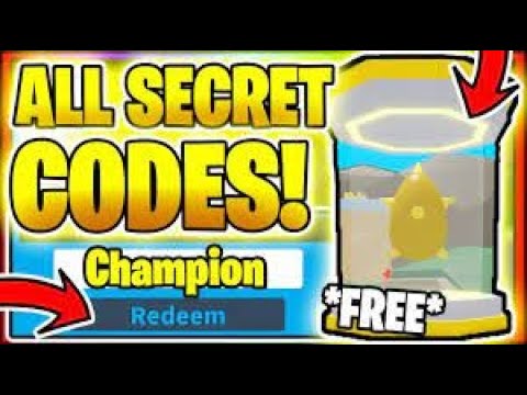 *ALL WORKING* INSANE CODES IN CHAMPION SIMULATOR ROBLOX 2021 - YouTube