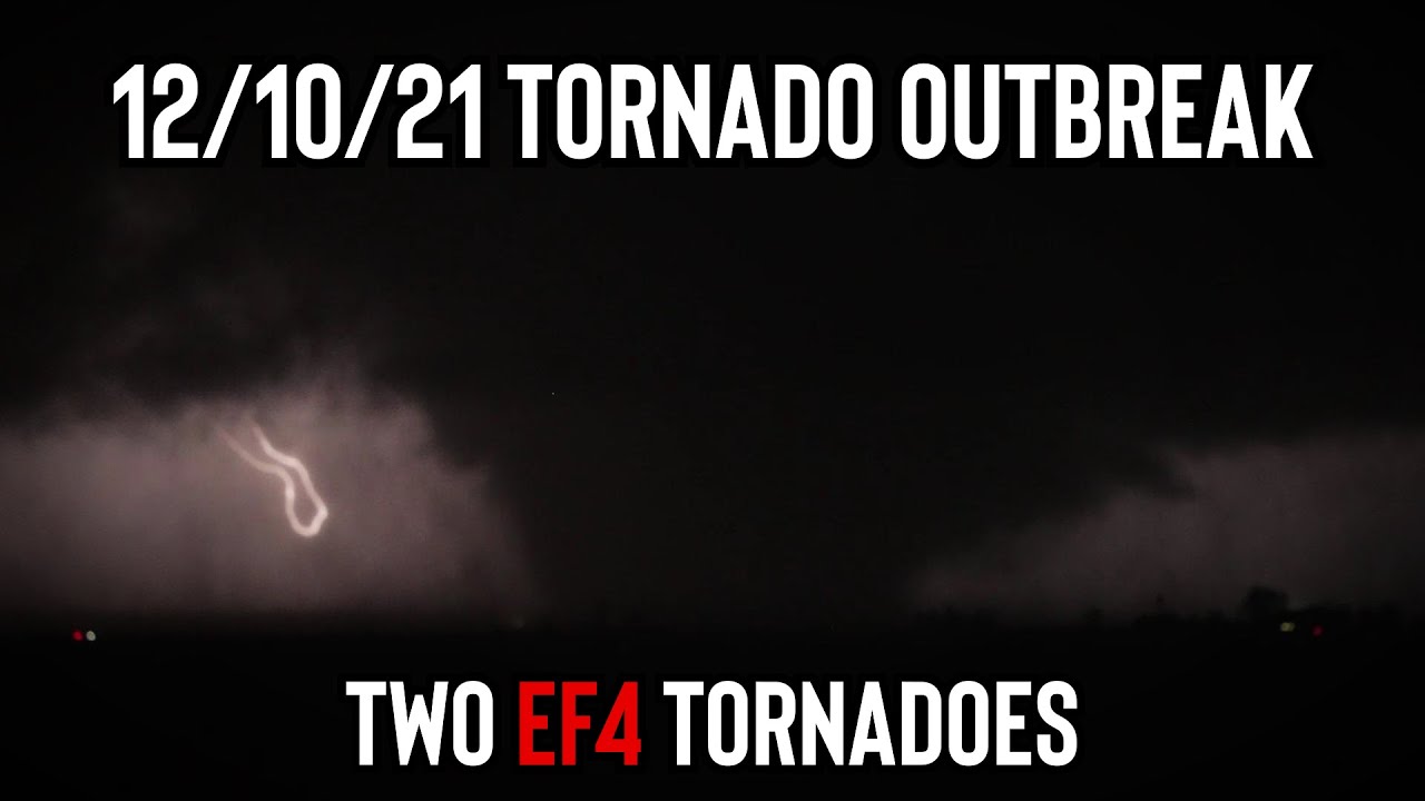 December 10, 2021 Tornado Outbreak on Satellite Imagery - YouTube