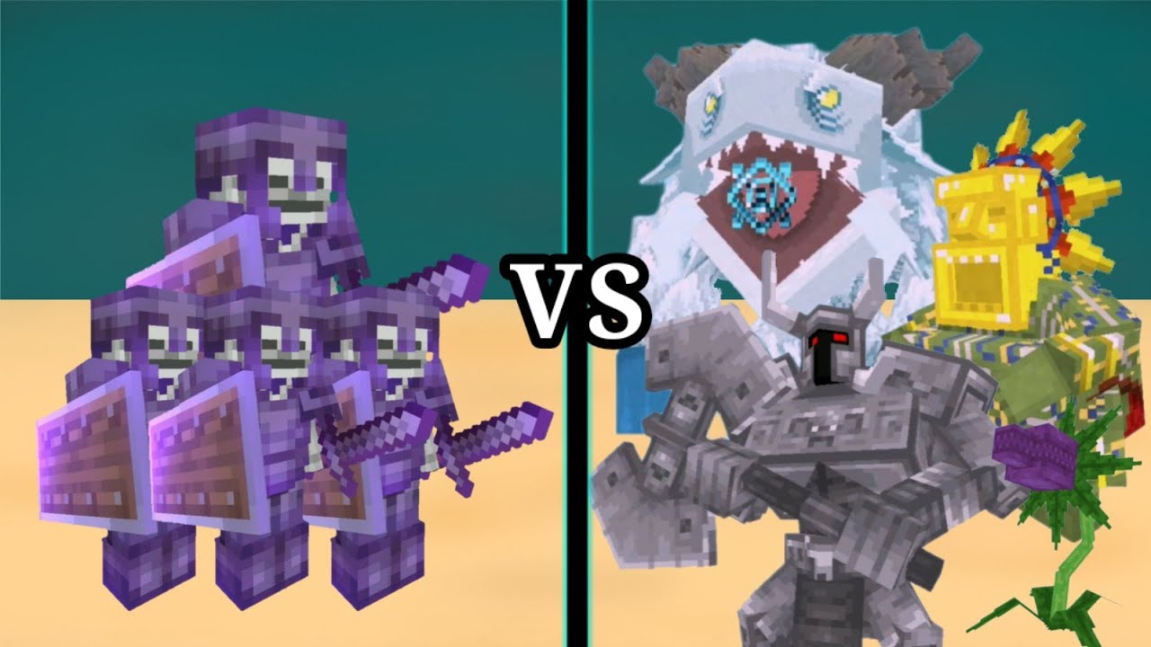 10 Enchanted Netherite Skeleton vs MOWZIE MOBS - YouTube