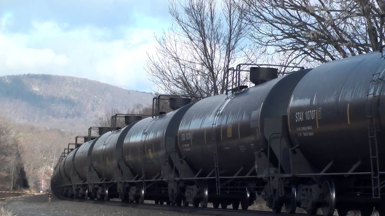 BNSF SB Crude Oil Tank Train Iona Island NY Auto 41 - YouTube