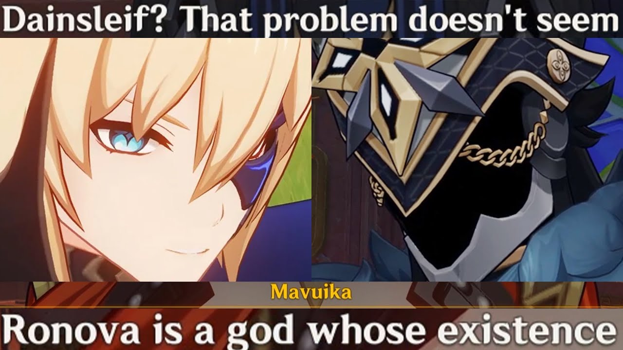 RONOVA?? DAINSLEIF & The Secret of GNOSIS Cutscene Genshin Impact 5.1 ...