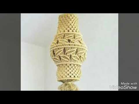 How to make macrame jhumar - YouTube
