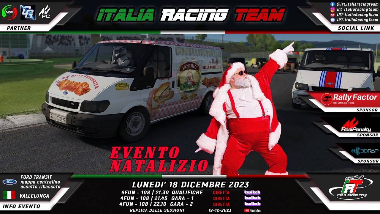 IRT Evento 4Fun #108 Ford Transit Turbo Diesel_Vallelunga(18.12.2023 ...