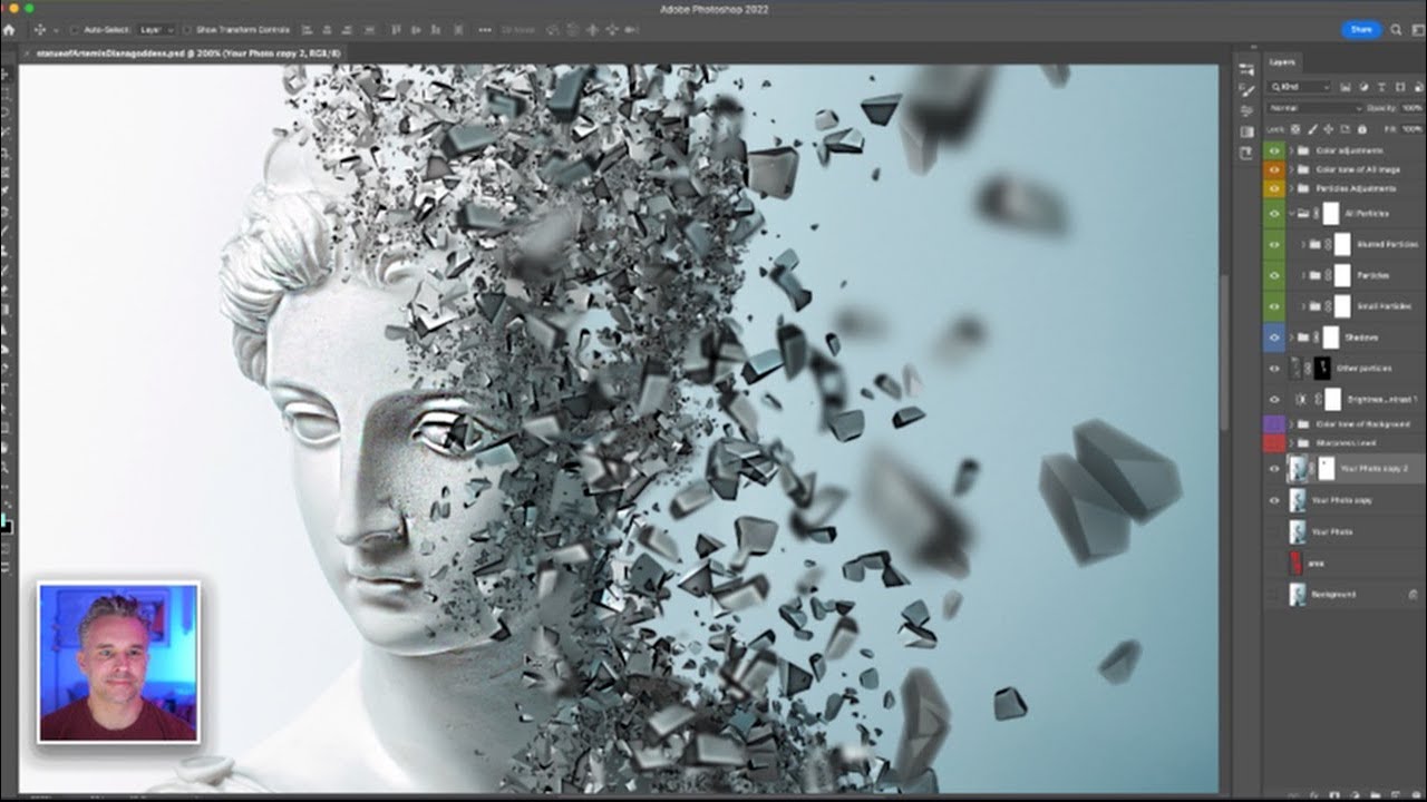 Photoshop Masterclass: Dispersion & Distortion Effects - YouTube