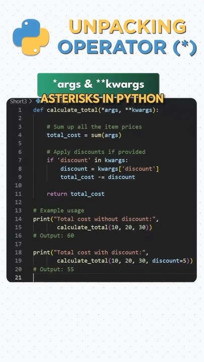 Python Args And Kwargs Productivity Tip Coding Python Pythonforbeginners