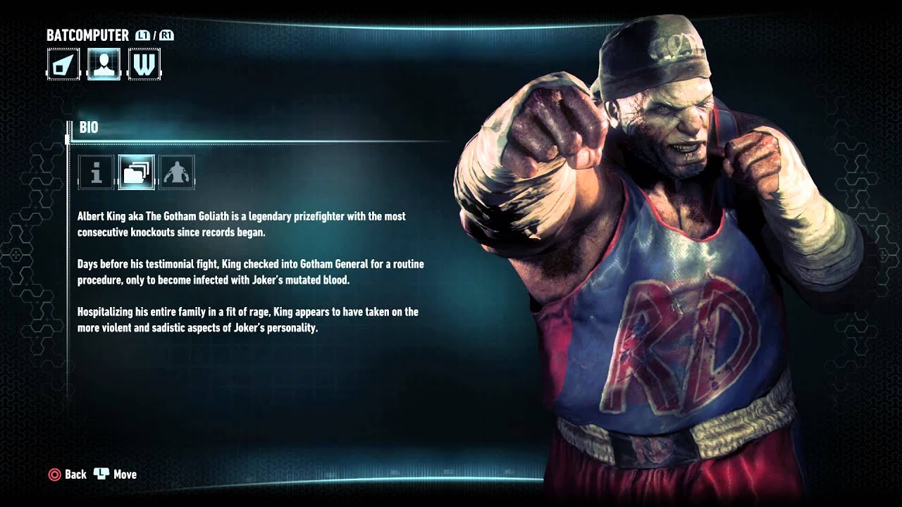 Batman: Arkham Knight - Character Bio: Albert King Bio / Info "Prize ...