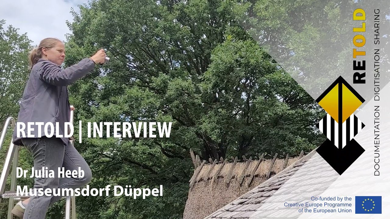RETOLD: Interview with Julia Heeb, Museumsdorf Düppel (Germany) - YouTube