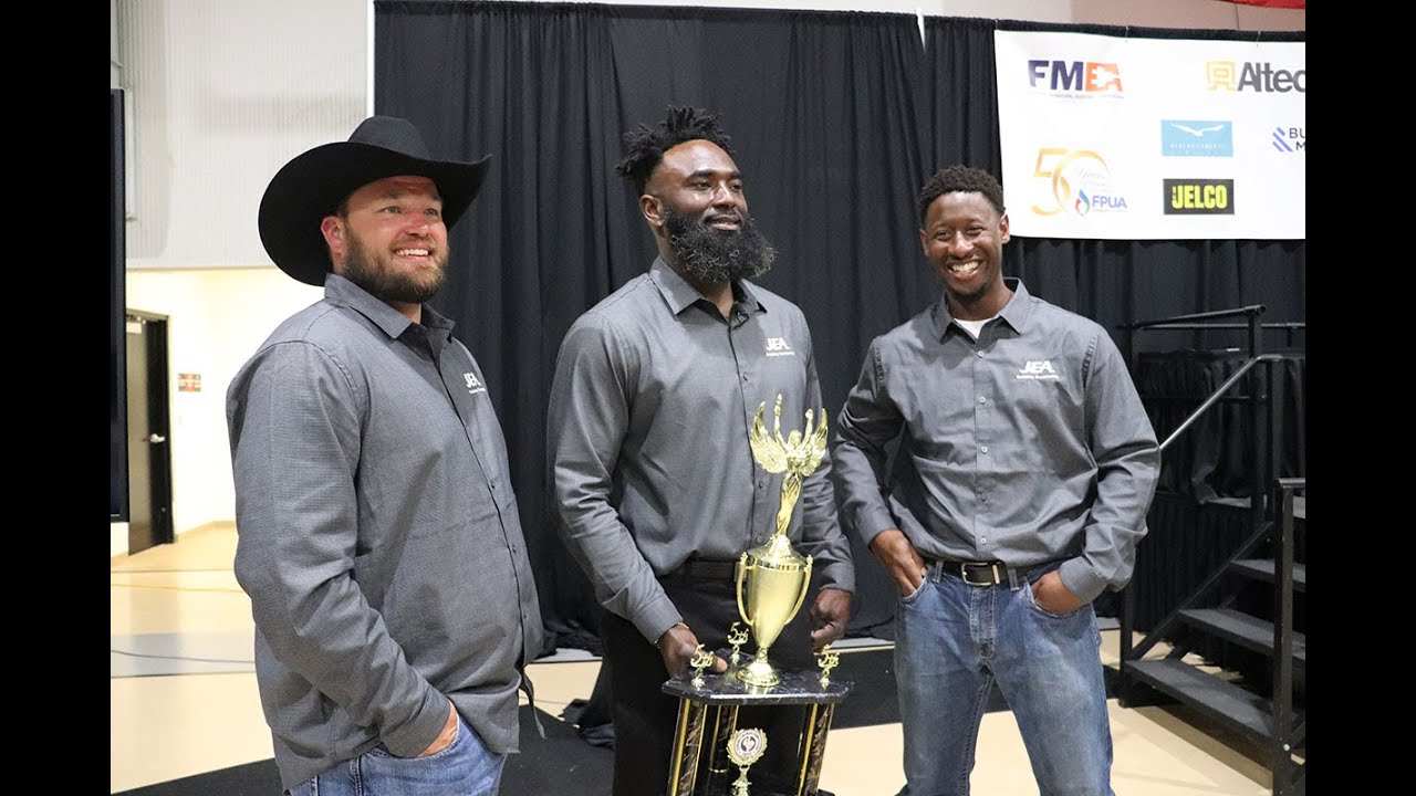 JEA Participates in the 2022 FMEA Lineman Competition - YouTube