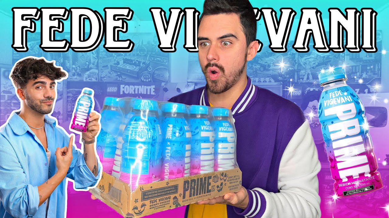 AL FIN ENCONTRÉ LA NUEVA BEBIDA PRIME DE FEDE VIGEVANI *Compre todas ...