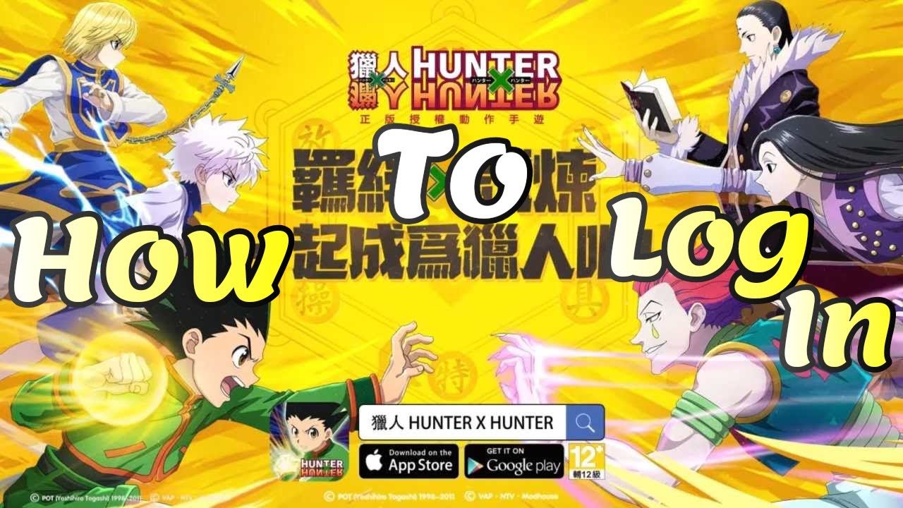 Download Hunter x Hunter mobile game + how to log in to the game - YouTube