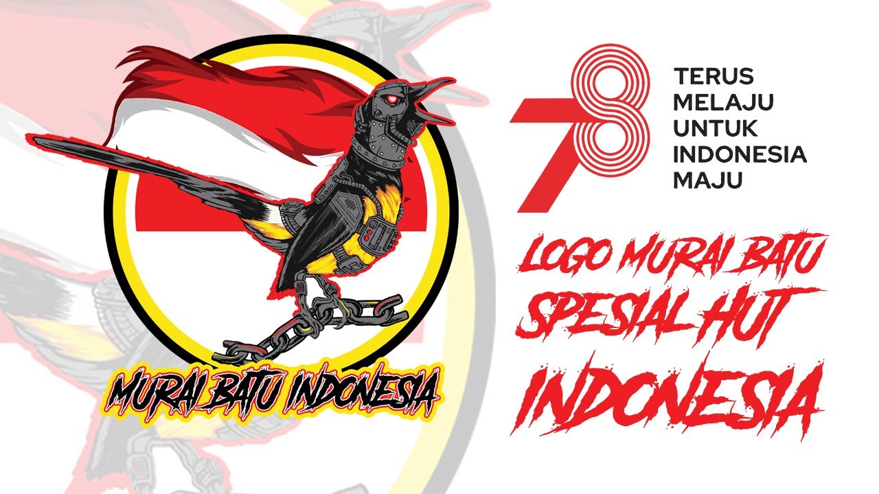 logo murai batu spesial HUT ke 78 Indonesia - YouTube