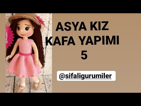 5💜ASYAM KAFA YAPIMI #amigurumi #sihirlihalka