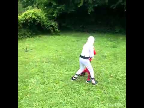 Real Life ninja fight caught on camera - YouTube
