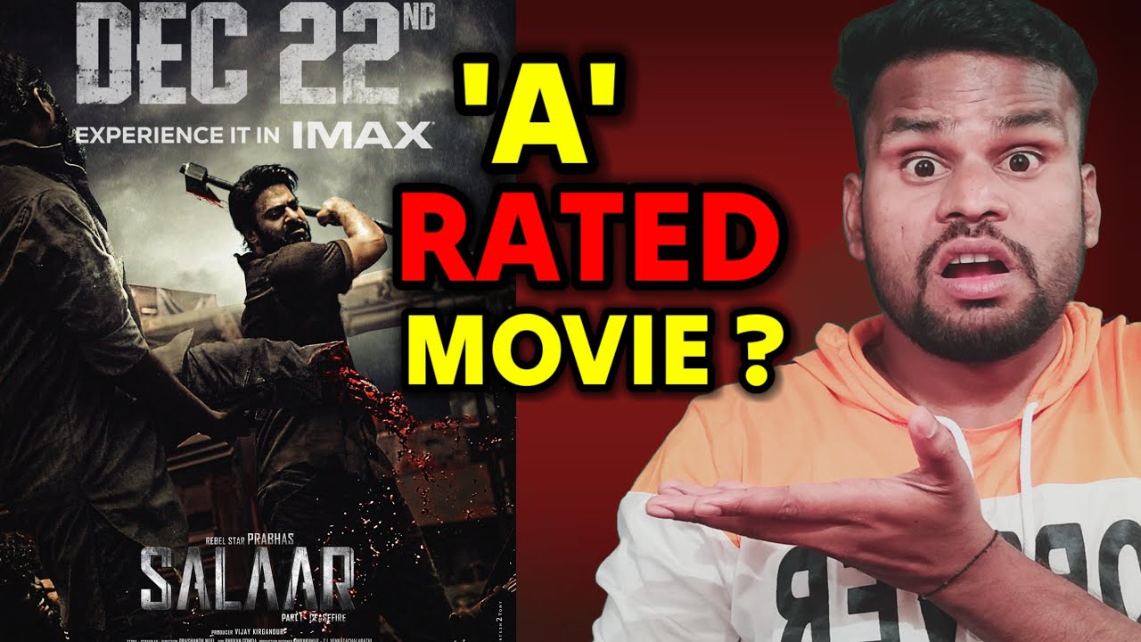 SALAAR Movie 'A' Certificate ? | SALAAR TRAILER in Theatres 🔥 | Prabhas ...