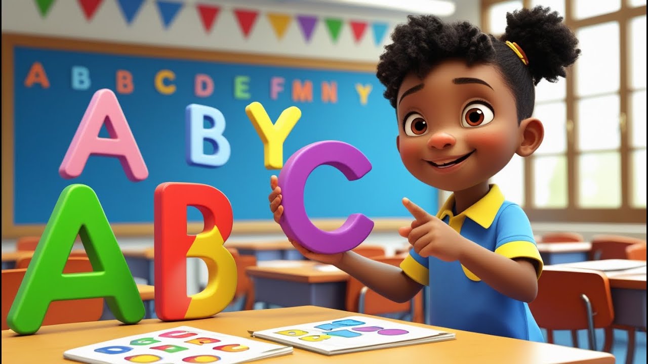 The Alphabet Song | Learn The ABCs With Animated Letters And Fun Colors ...