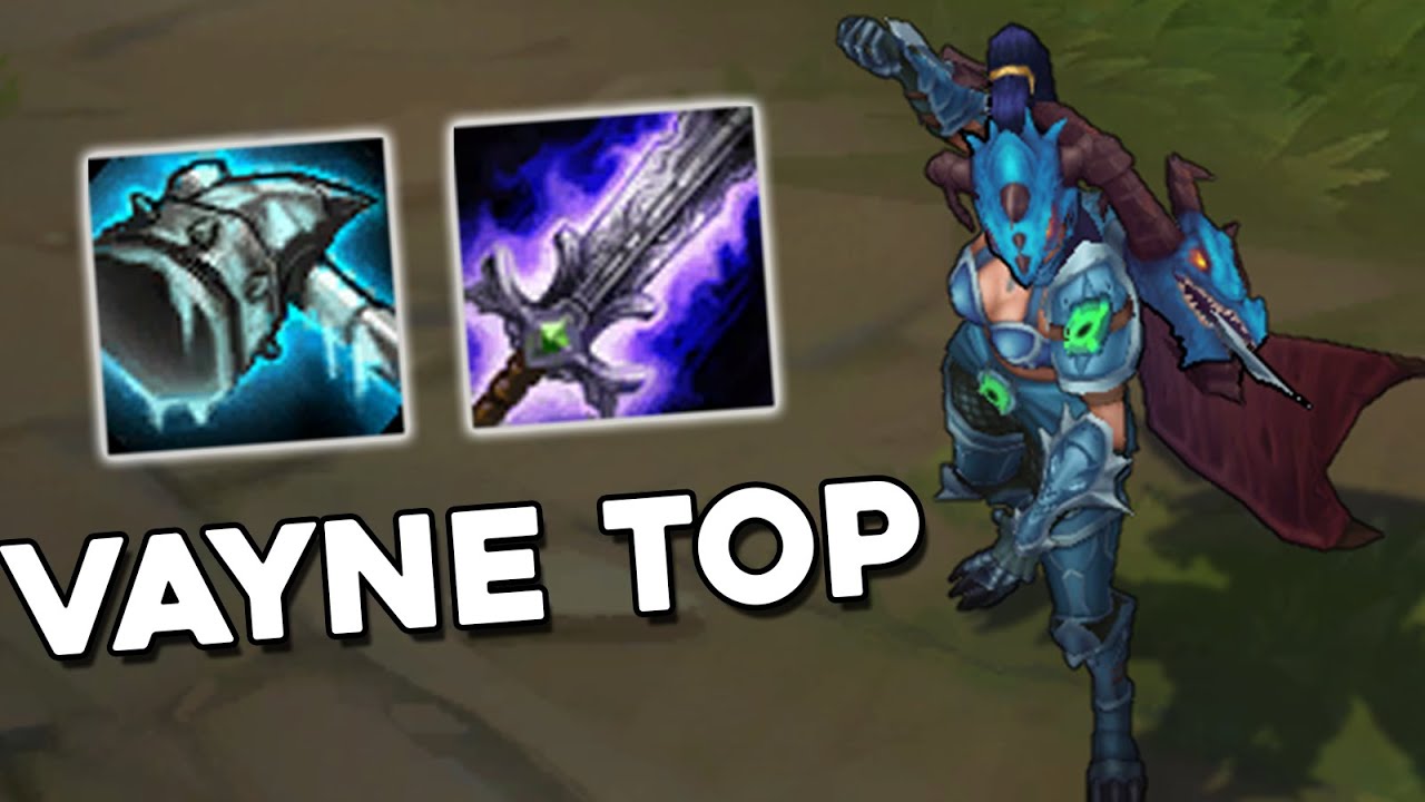 FIRST TIMING VAYNE TOP IN RANKED - YouTube