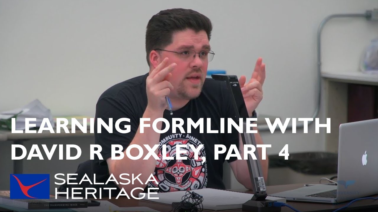 Drawing Formline with Tsimshian Artist David R. Boxley, Part 4 - YouTube