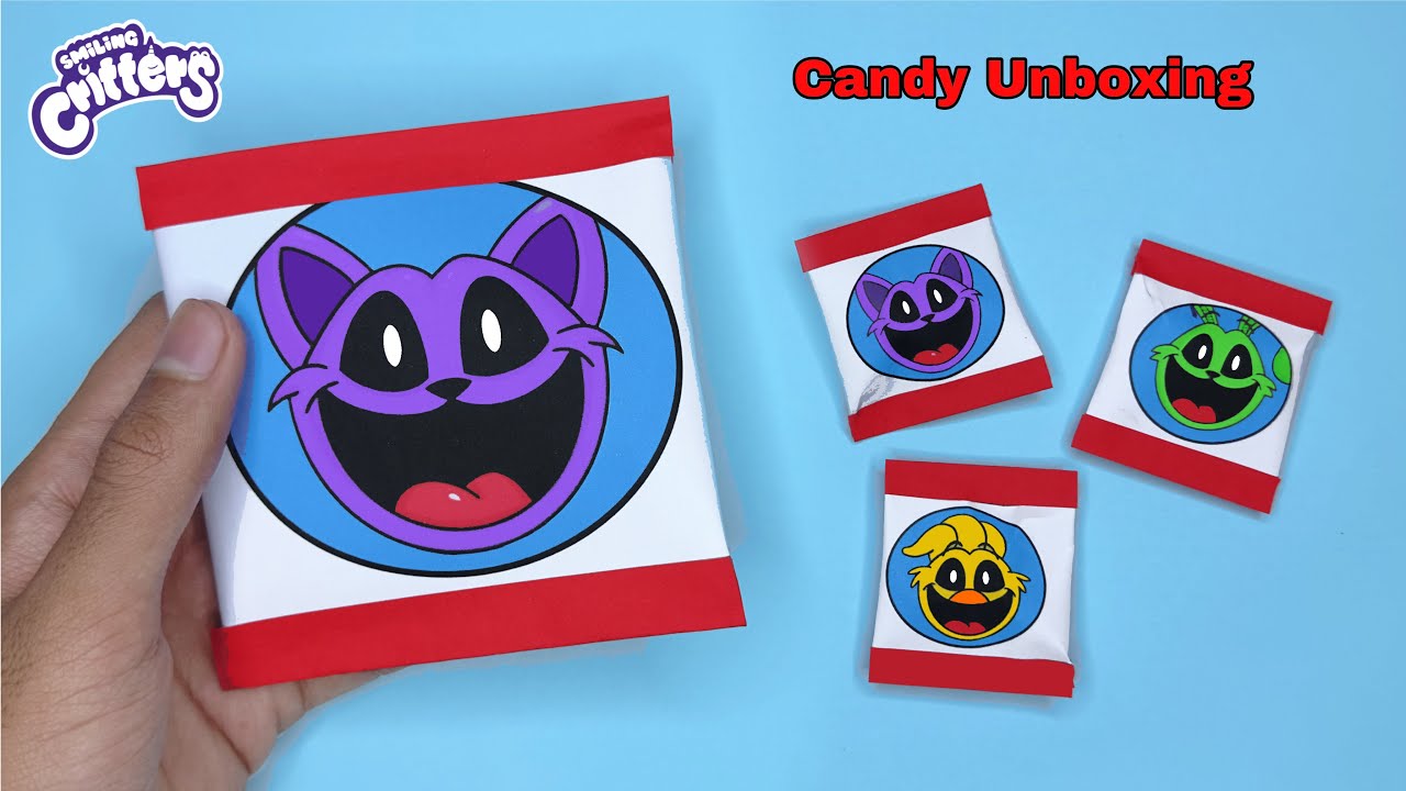 The Smiling Critters ASMR Candy Unboxing 😊 DIY Candies PoppyPlaytime ...