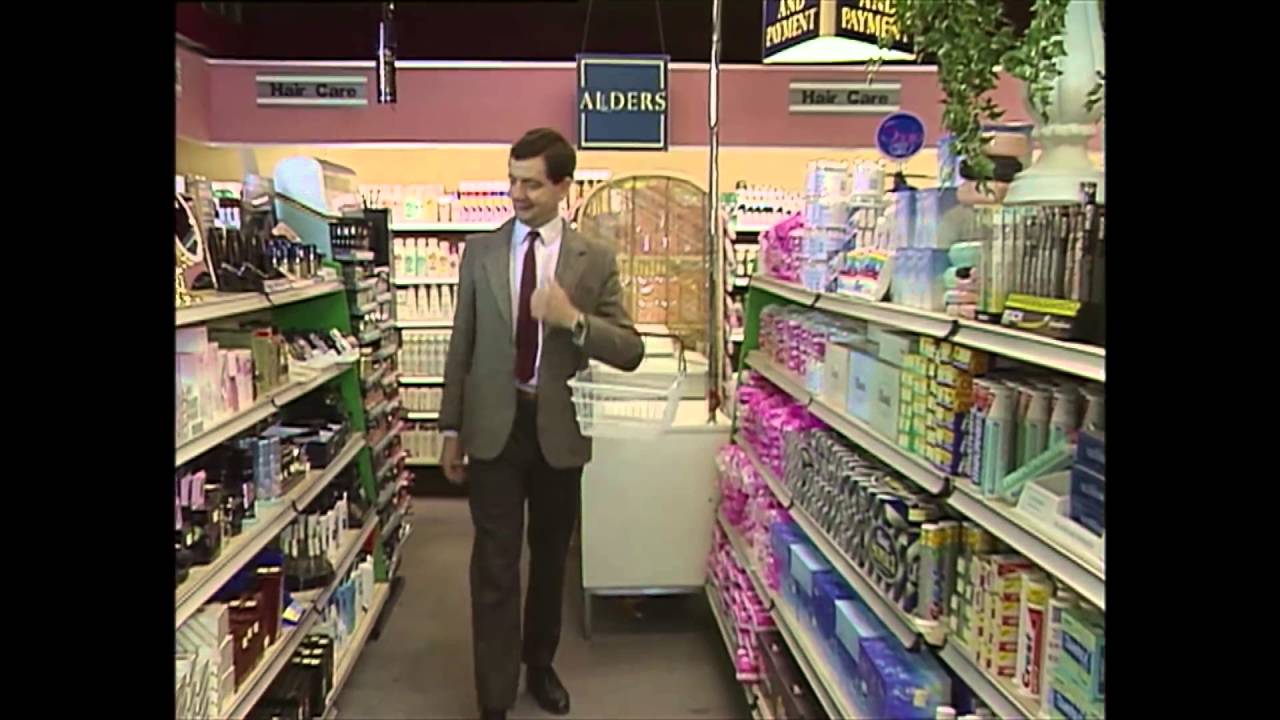Mr Bean - Shopping For Towels At Allders - YouTube
