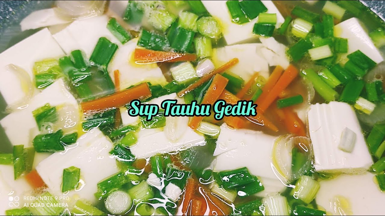 Sup Tauhu Lembut | Mudah Cepat Jimat - YouTube