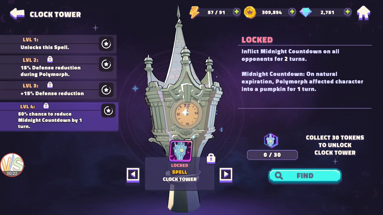 CLOCK TOWER Skill Stats and Where to Find in Disney Sorcerer's Arena ...