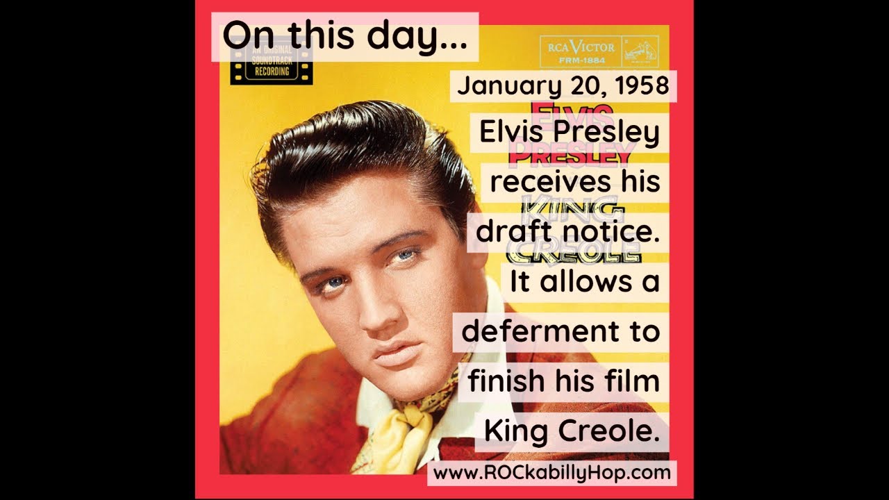 January 20, 1958 – Elvis Presley - YouTube
