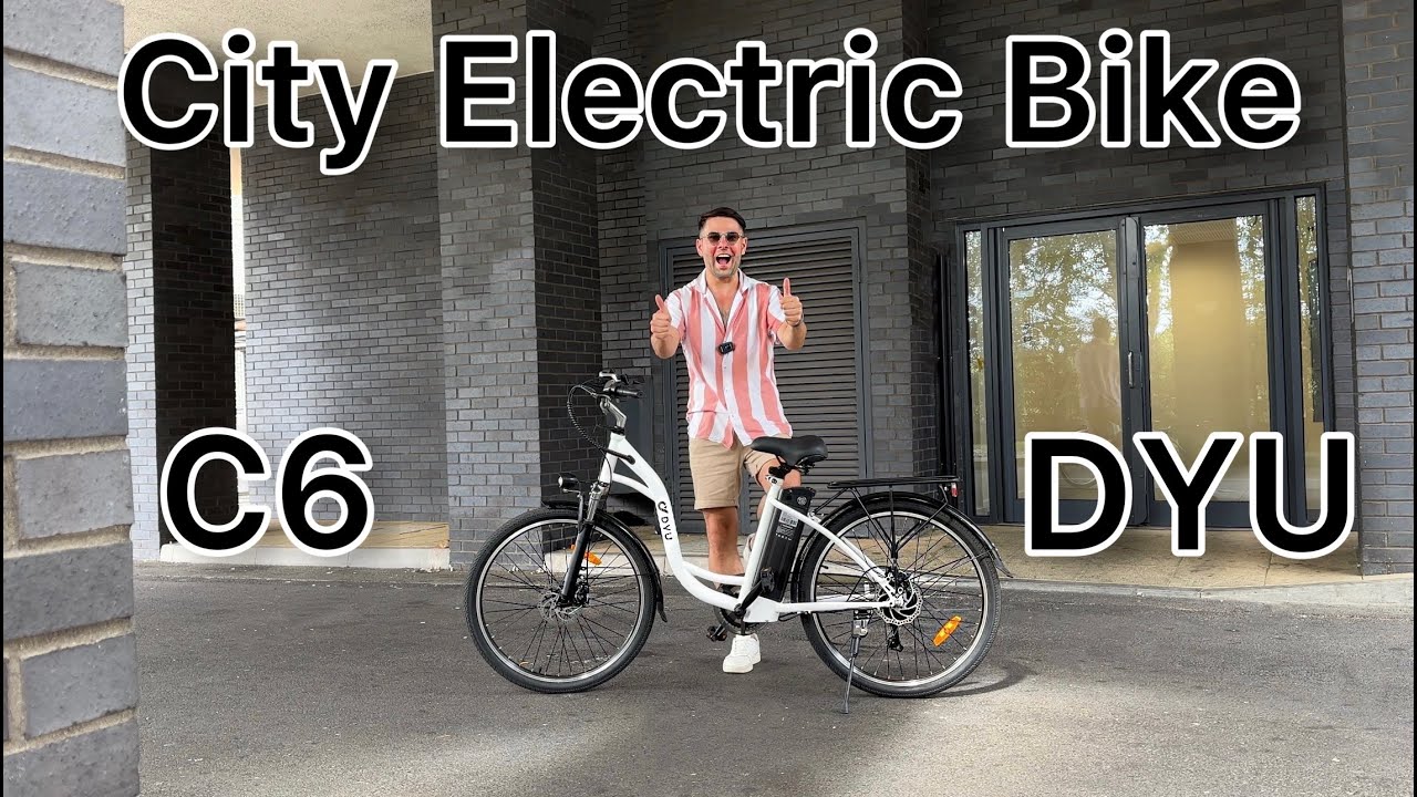 DYU C6 City Electric Bike | Unboxing and Riding Test Review - YouTube