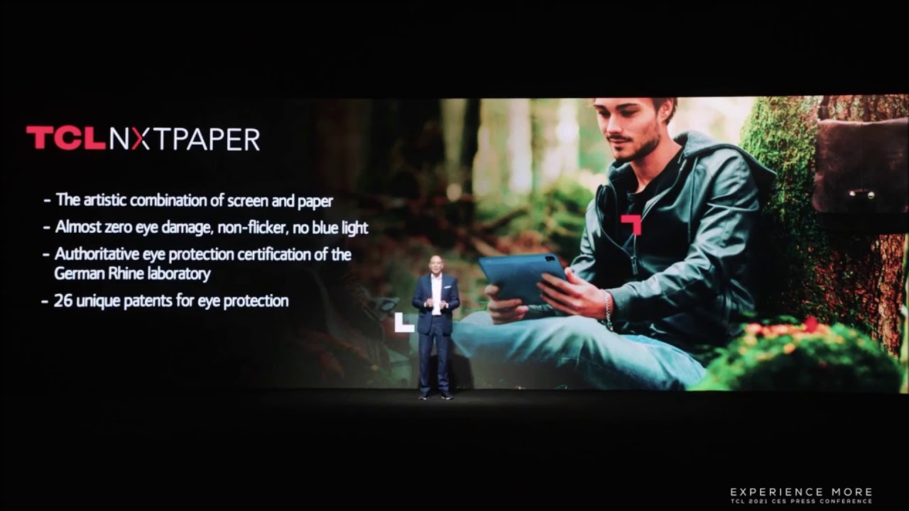 TCL unveils the NXTPaper Tablet on CES 2021 (Color RLCD Android ereader ...