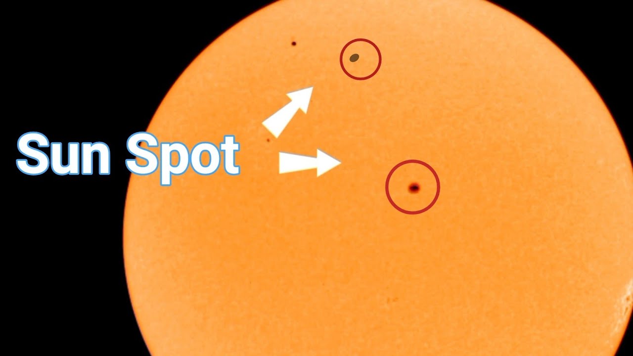 What are These dark spots on sun - YouTube