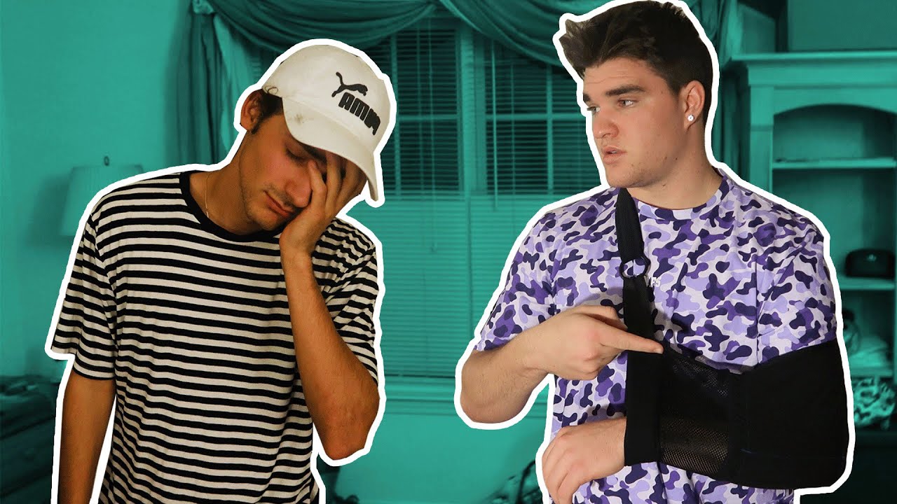 MY ARM HAS TO BE REMOVED PRANK ON MIKEY MANFS!! ( he believed it ...