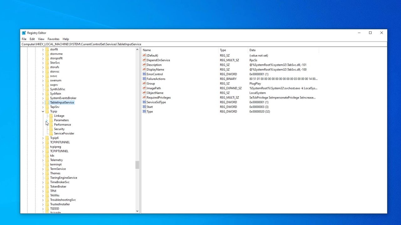 Tabletinputservice Windows 11