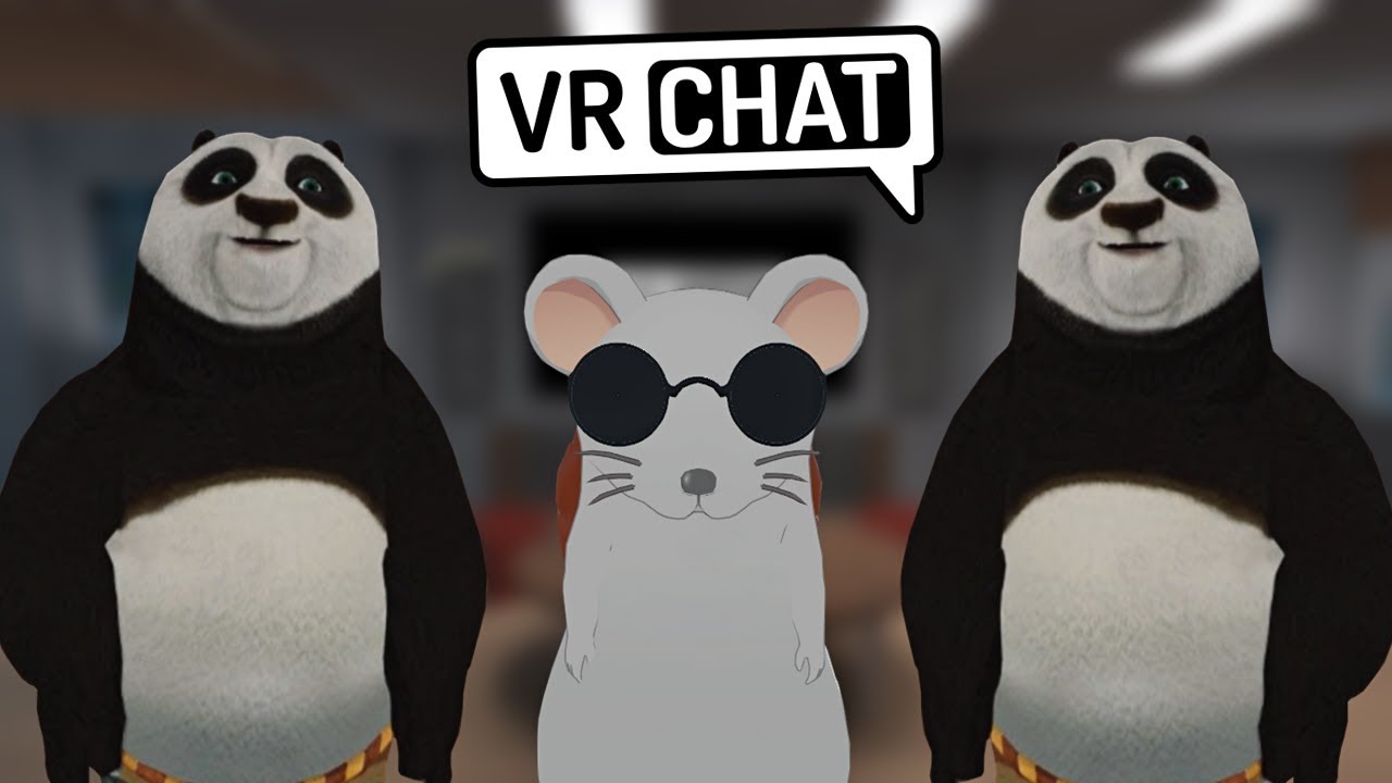 O PANDA ME BATEU NO VRCHAT - YouTube