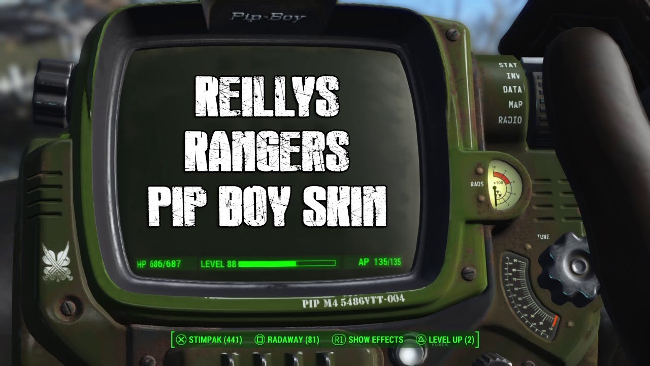 Reilly's Rangers Pip Boy Skin | Fallout 4 Creation Club - YouTube