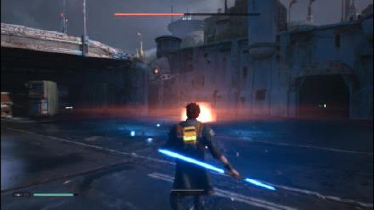 Star Wars Jedi Fallen Order (PS5): AT-ST Mini Boss Fight - YouTube