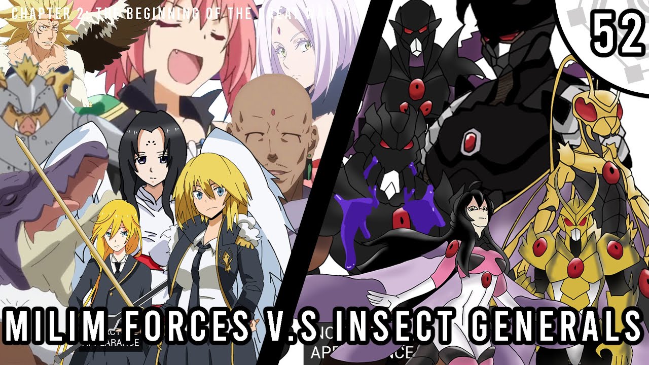 Milim Forces V.S Insect Generals | VOLUME 19 CHAPTER 2 "The Beginning ...