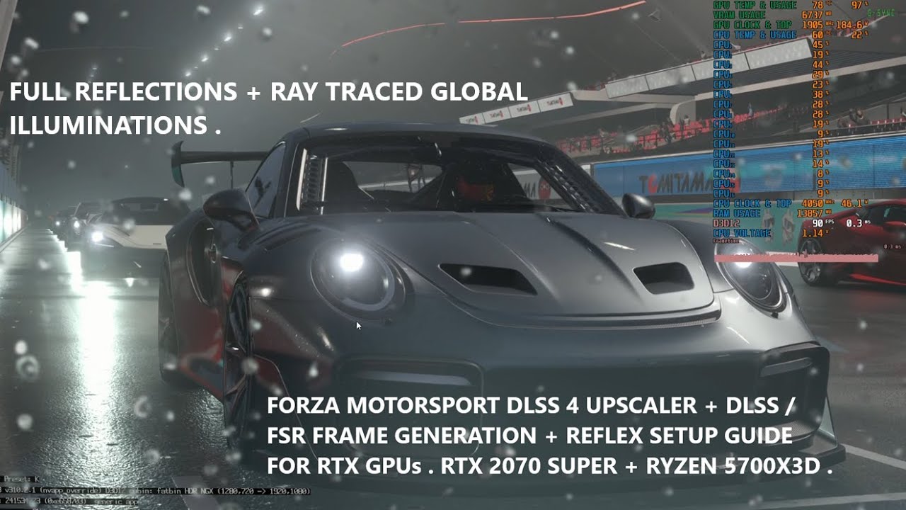 Forza Motorsport DLSS 4 + DLSS / FSR Frame Gen + Reflex Setup For RTX ...