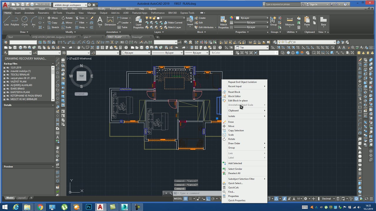 Autocad Tips (13) Isole Selectıon - YouTube