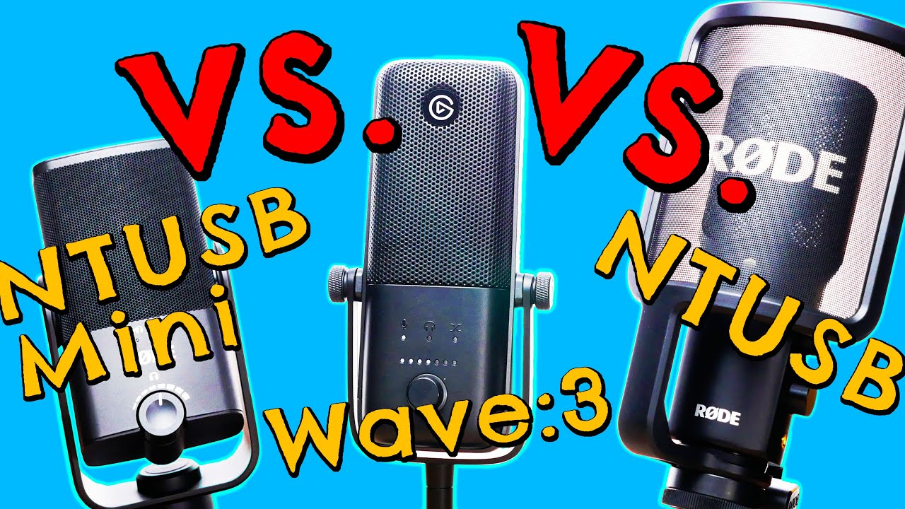 NT USB vs NT USB Mini vs Wave 3 USB Mikrofon Vergleich TechBoss Deutsch ...