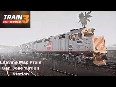 Leaving Peninsula Corridor Map Train Sim World 3 - YouTube