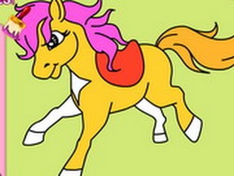გასაფერადებელი პონი🌈GASAPERADEBELI PONI🌈SABAVSHVO TAMASHEBI - YouTube