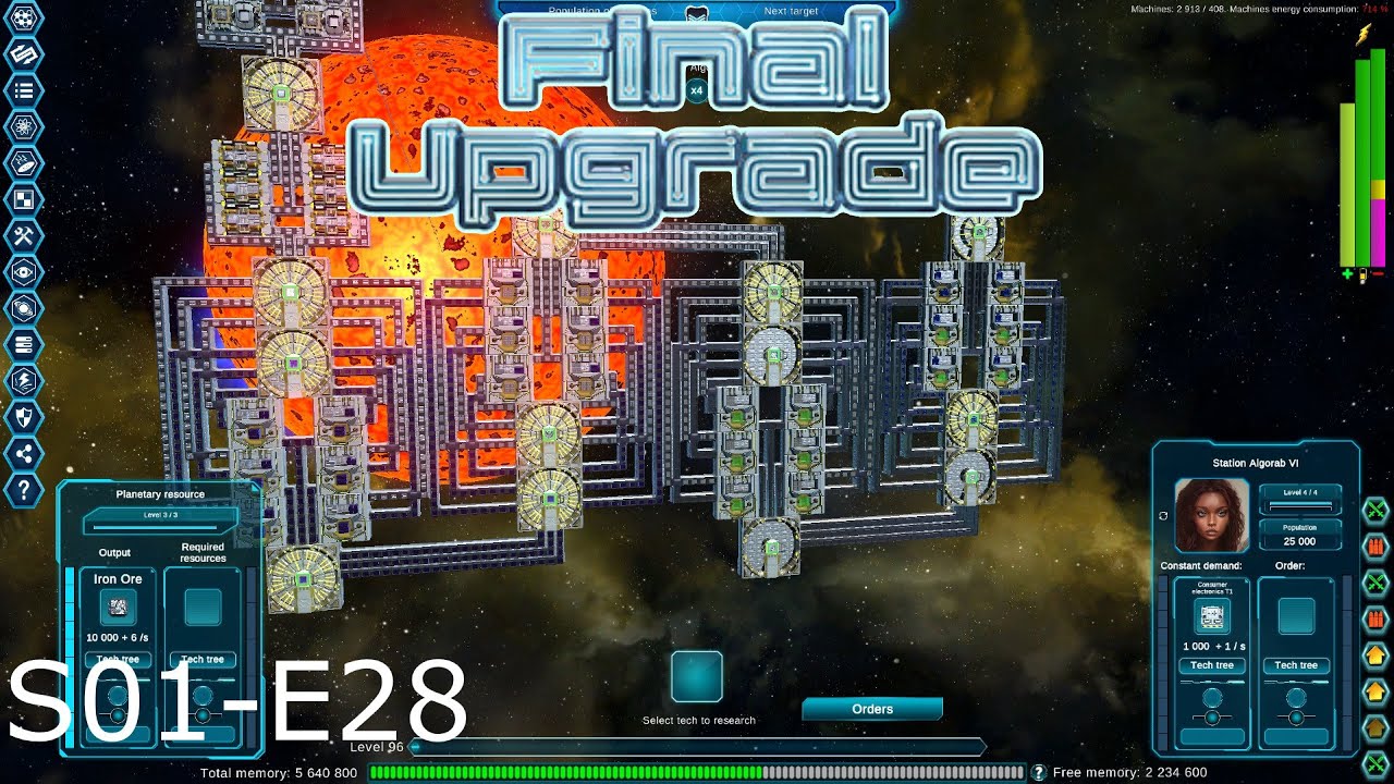 Final Upgrade S01 E28 Terraformer T1 Production Line - YouTube