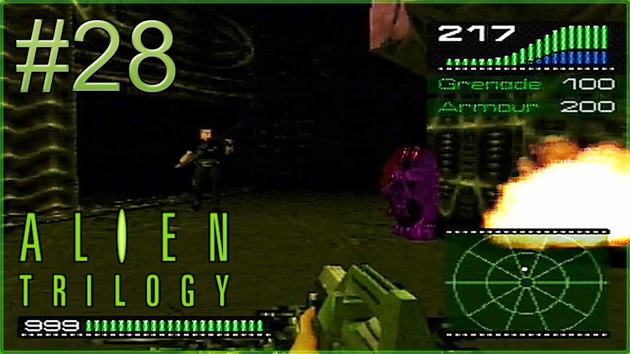 Section 3 - Level 8 - Alien Trilogy (PS1) - Gameplay Playthrough - YouTube